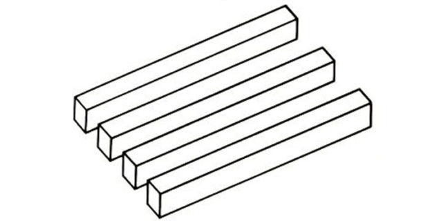 Optical illusion: How many bars are in this picture?