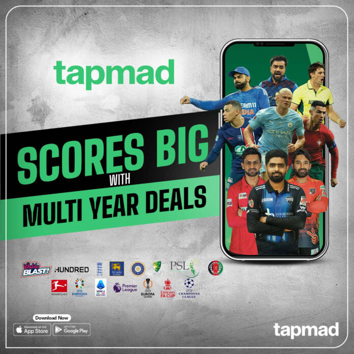 tapmad scores big as one-stop app for Pakistani sports fans