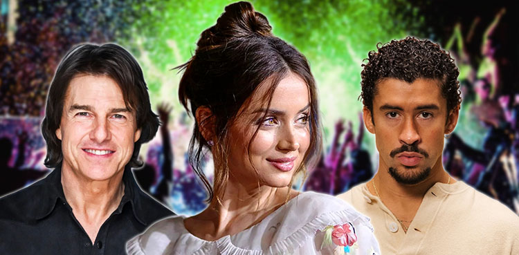 Where was Tom Cruise as Ana de Armas danced the night away with Bad Bunny?